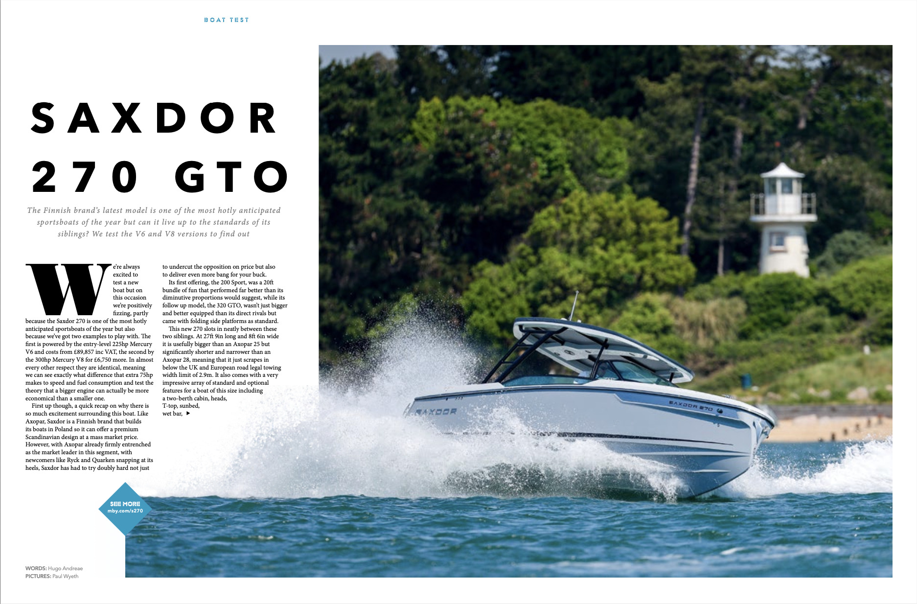 Saxdor 270 GTO Sea Trial: A Review of the 225hp and 300hp Versions by ...